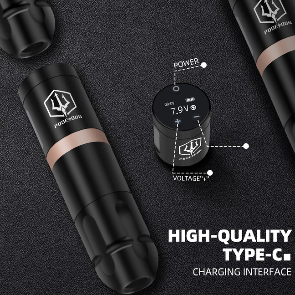 Poseidon Wireless Tattoo Pen Machine #HM124