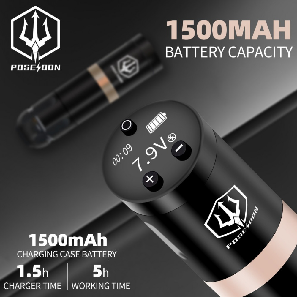 Poseidon Wireless Tattoo Pen Machine #HM124